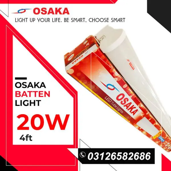 OSAKA LED TUBE LIGHTS 20 WATTS - ElectricStores.pk